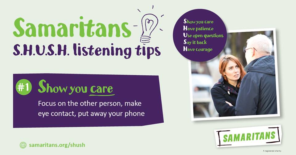 The Big Listen – Samaritans | Ballymena Today The Big Listen – Samaritans | Ballymena Today